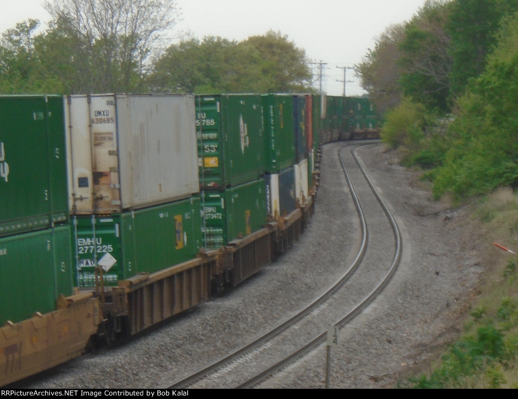 UP 6637 UP 8855 with UP 8557 UP 5982 bringing up the rear